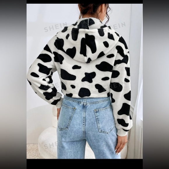 SHEIN | Jackets & Coats | Cow Jacket | Poshmark